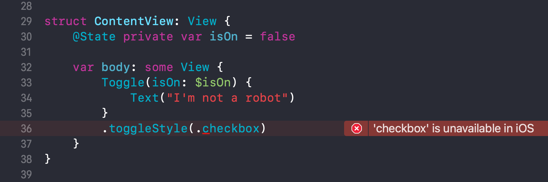 SwiftUI Checkbox Sarunw